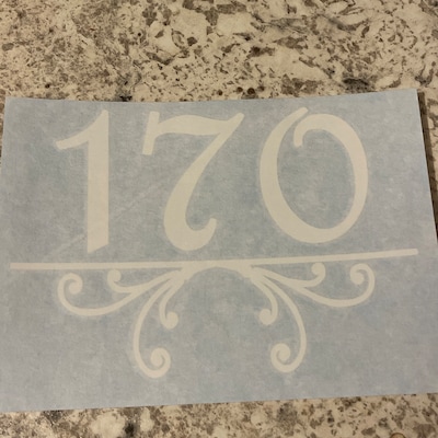 Rocking Chair Monogram Decals Set of 2 - Etsy