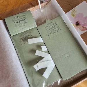 Wedding Favour Idea. Scratch Card Holder. Lottery Ticket Wallet ...
