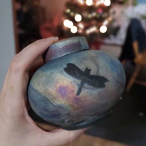 Black and Gray Naked Raku Decorative Vase - Etsy