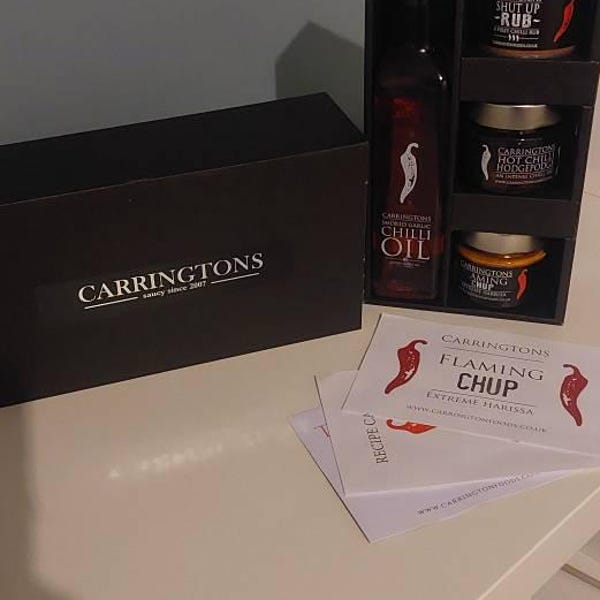 Spicy Chilli Cooking Gift Hamper, Chilli Gift Set, Chilli Oil Cooking ...
