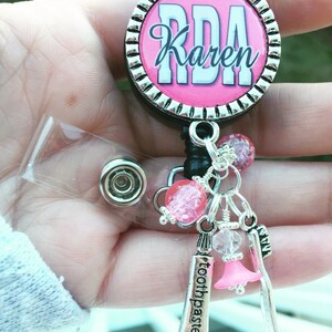 Pink RN BSN Badge Buddy Free Shipping Cute Hot Pink Badge | Etsy