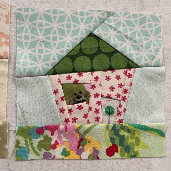 Wonky House Foundation Paper Piecing Pattern PDF - Etsy