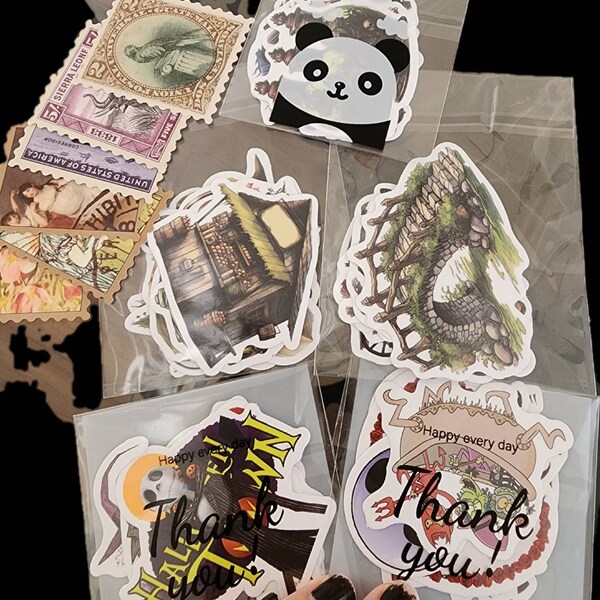 Haunted House Stickers, 5 PIECES, Ghost Stickers, Haunted Mansion ...