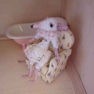 ADULT Pink Boy Rat Stuffed Toy. Social-emotional Toy of Eco-friendly ...