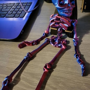3D Printed Articulating Skeleton Flexible Sensory Toy Gadget Flexi ...