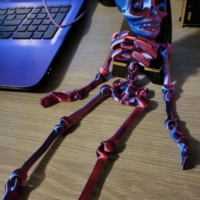 3D Printed Articulating Skeleton Flexible Sensory Toy Gadget Flexi ...