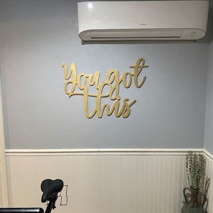 You Got This Sign, You Got This Cutout, 1/2 Thick Wooden Letters You ...
