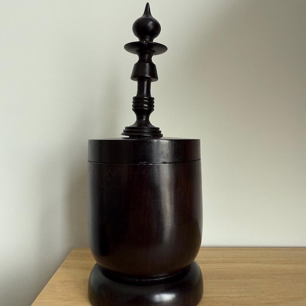 African Ebony Wood Vessel | Handcrafted by Mozambican Artisans | Kampar ...