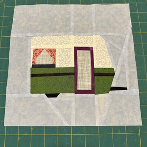 Pine Cone Quilt Block, Paper Pieced Quilt Pattern, PDF Pattern, Instant ...