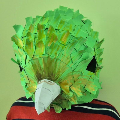 Medusa Gorgon Mask PDF Template, Medusa Gorgon Costume, Cosplay Paper ...