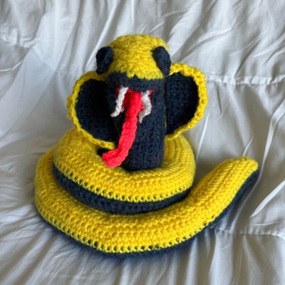 Cobra Crochet Pattern, Snake Crochet Pattern, Crochet Snake Amigurumi ...