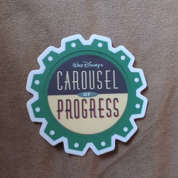Walt Disney's Carousel of Progress Sticker, Magic Kingdom Sticker ...