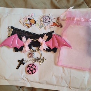 Kawaii Dual-color Pentagram Choker Necklace Cute E-girl Harajuku Y2k ...