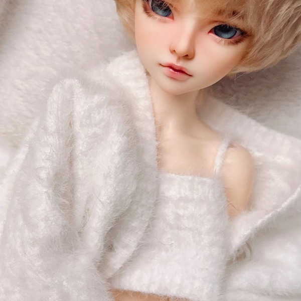 BJD 1/4 in Stock off Shoulder Short Pleated Dress Mdd Msd - Etsy