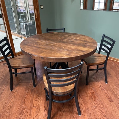 Barn Xo High Top Bar Table, Bar Height 42 High Table With Powder Coated ...