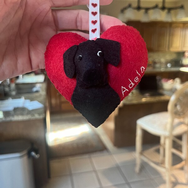 Pug Dog Christmas Tree Topper // Dog Tree Topper // Pug Holiday Decor ...