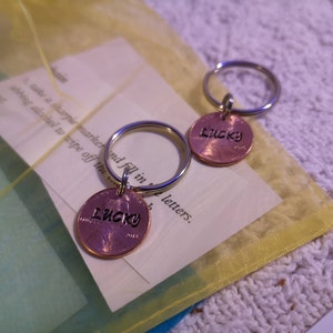 Lottery Ticket Scratcher Keychain Lucky Penny Keychain Lucky Lottery ...