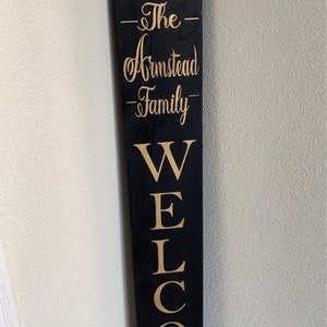 Hello Cursive Welcome Porch Sign Summer Sign Spring Sign - Etsy