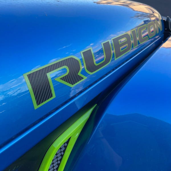 Fits 2019-2025 Jeep Rubicon JL/JT/JK Hood Letters Vinyl Graphics - Etsy