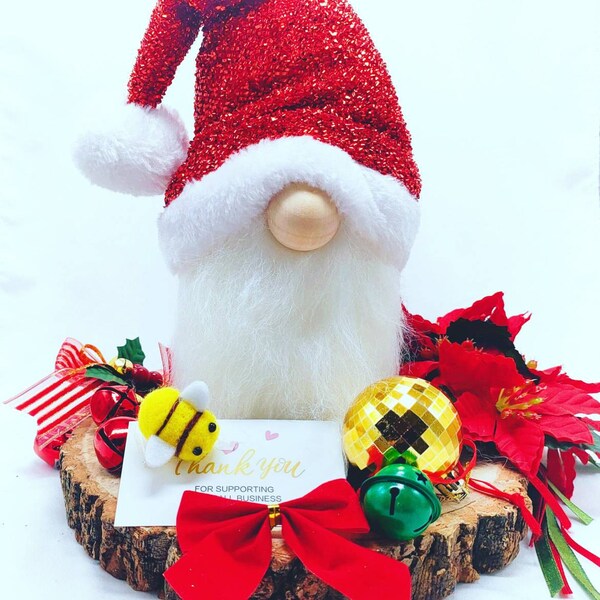 Christmas Gonk Santa Father Christmas the Beautiful Gonk Gnome Festive ...