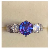 Lab Created Pulled Alexandrite Chrysoberyl True Color Change Round ...