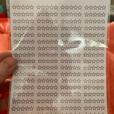 Reading Log Sticker 4.4w X 5.9h Title, Author, and Rating Columns 20 ...