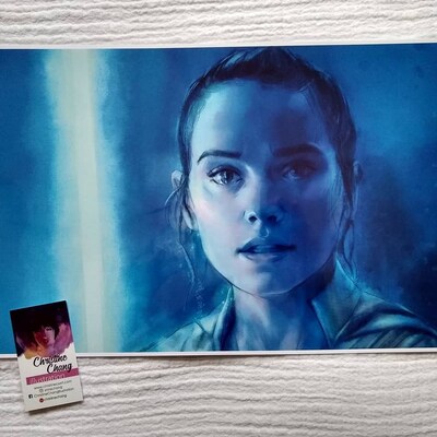 Rey Skywalker, Reylo Moment, Daisy Ridley 11x17 Art Print - Etsy