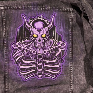Susanoo Sasuke Skull Patch, Manga Anime, Large Embroidered Skeleton ...