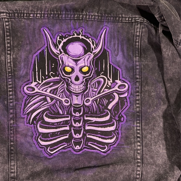 Susanoo Sasuke Skull Patch, Manga Anime, Large Embroidered Skeleton ...