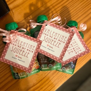 PRINTABLE Applesauce Valentine You're My Main Squeeze - Etsy