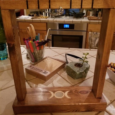 Handmade Pendulum Stand / Holder for 14 Pendulums With Incense Burner ...