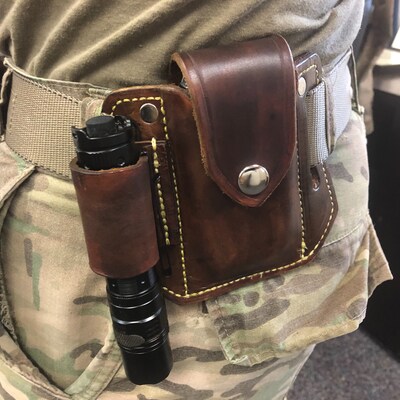 Leatherman/flashlight Case - Etsy