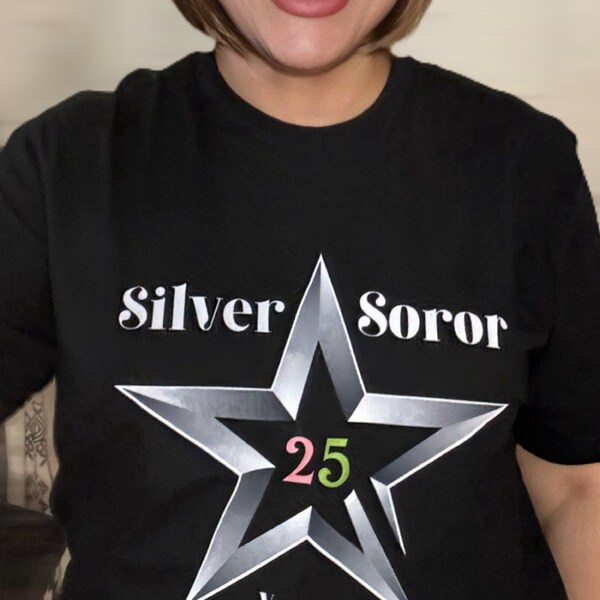 Silver Soror - 25 Years on the Vine Rectangular Mouse Pad | Sorority ...