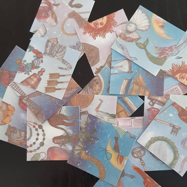 Printable Patience Game | Printable Oracle Cards | Ukrainian Fortune ...