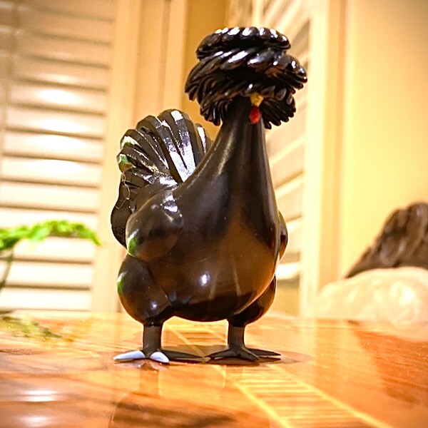 Silver Laced Wyandotte Hen Figure or Ornament - Hand Painted Chicken - Etsy