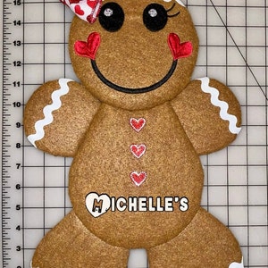 Gingerbread Wreath Attachment Tutorial, No Sew PDF Pattern, DIY ...