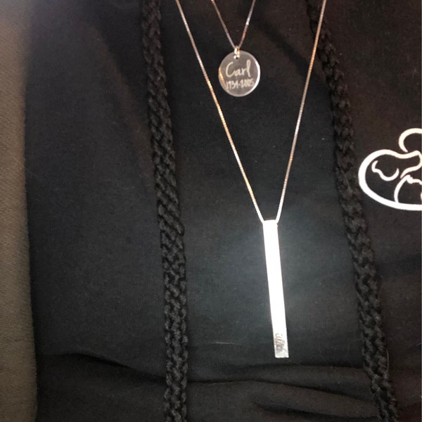 Add a Disc, Engraved Disc, Monogrammed Disc, Custom Handwriting Pendant ...