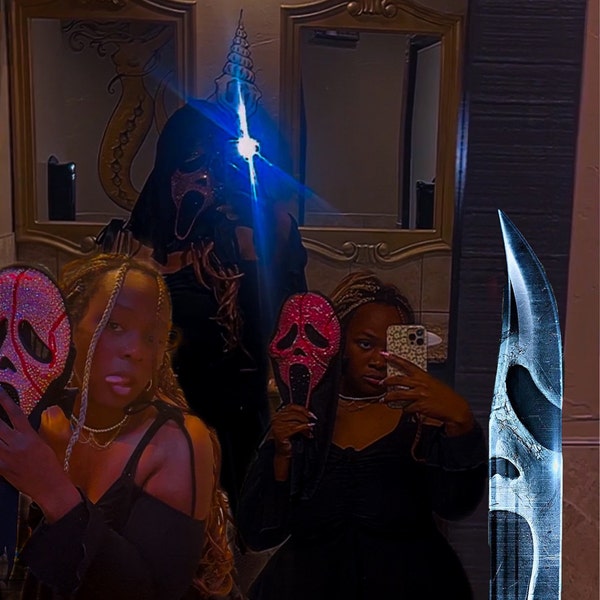 Rainbow White Sickick DJ Mask - Etsy