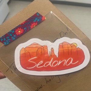 Sedona Sticker Arizona Sticker Waterproof Stickers Computer - Etsy