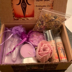 Witches Deluxe Spa Gift Set Goth Spa Set Skull Bath Salts | Etsy