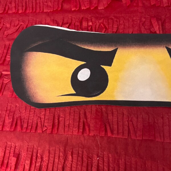 Handmade Red Ninja Head Pinata - Etsy