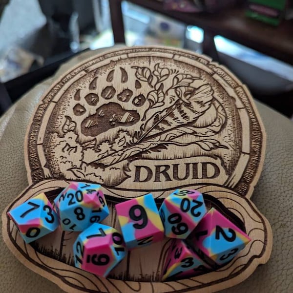 Dnd Dice Coasters | Set of 16 Dnd Class and Monster Designs | RPG ...