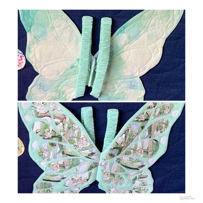 Butterfly Fairy Wings PDF Sewing Pattern, Quilted, Wire Free, Kids ...