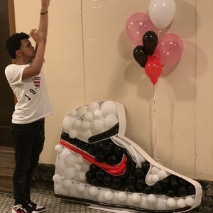 Sneaker From Balloons Shoe Mosaic From Balloons Decor Ideas - Etsy