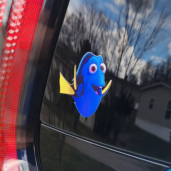 DORY Finding Nemo - Full Color Vinyl Decal Sticker - Vehicle, Car ...