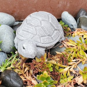 Turtle Statue, Concrete Cement Turtles, Painted Turtle, Cement Garden ...