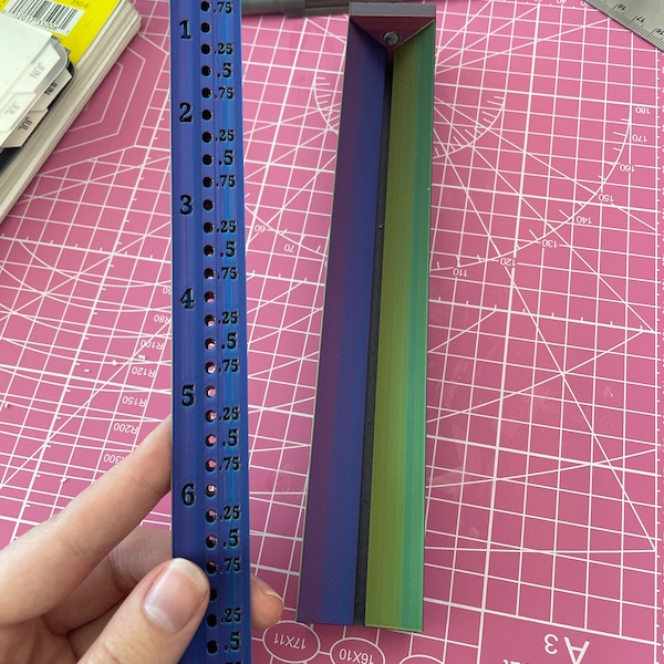 8.5" Bookbinding Tool Set | Signature Punch Guide | T-spacers | Corner ...