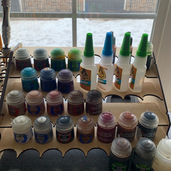 UC Paint and Hobby Storage Organizer for Scale Modeling - Etsy