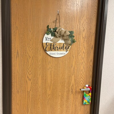 Personalized Teacher Custom Farmhouse Classroom Sign. Custom Teacher ...