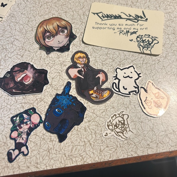 10-pull Ticket Mystery Minis - Limbus Company Stickers - Etsy